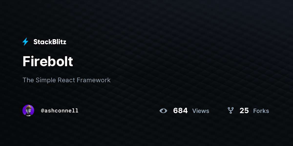 Firebolt - StackBlitz