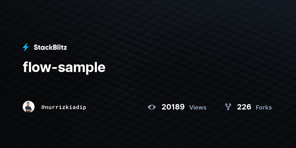 flow-sample - StackBlitz