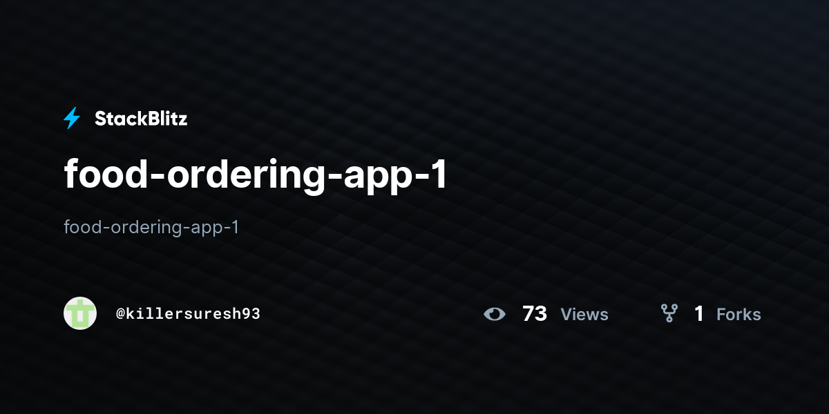 food-ordering-app-1 - StackBlitz