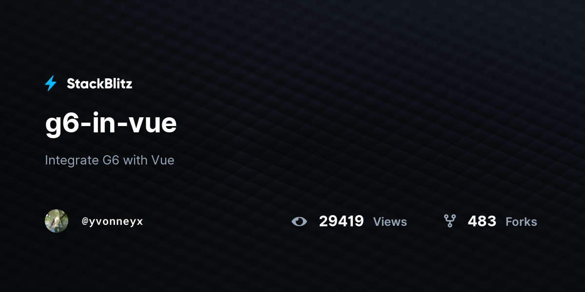 g6-in-vue - StackBlitz