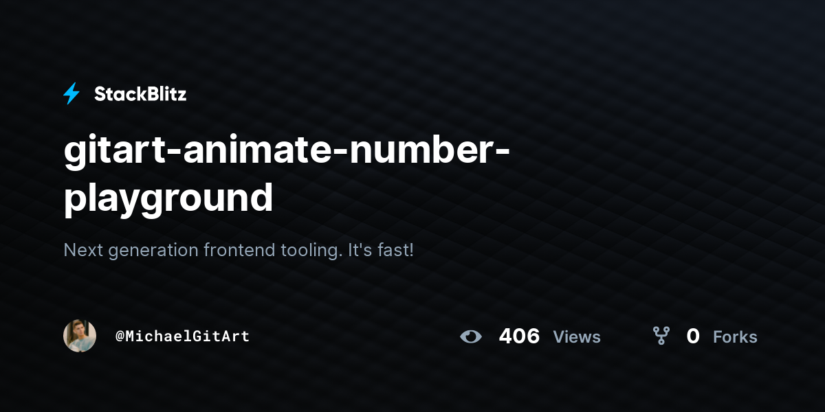 gitart-animate-number-playground - StackBlitz