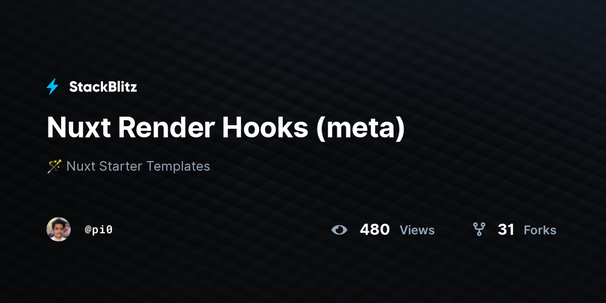Nuxt Render Hooks (meta) - StackBlitz