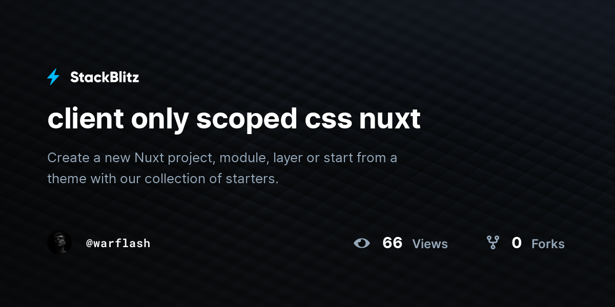 client only scoped css nuxt - StackBlitz