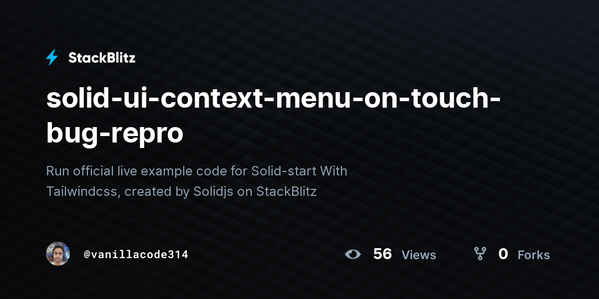 solid-ui-context-menu-on-touch-bug-repro - StackBlitz