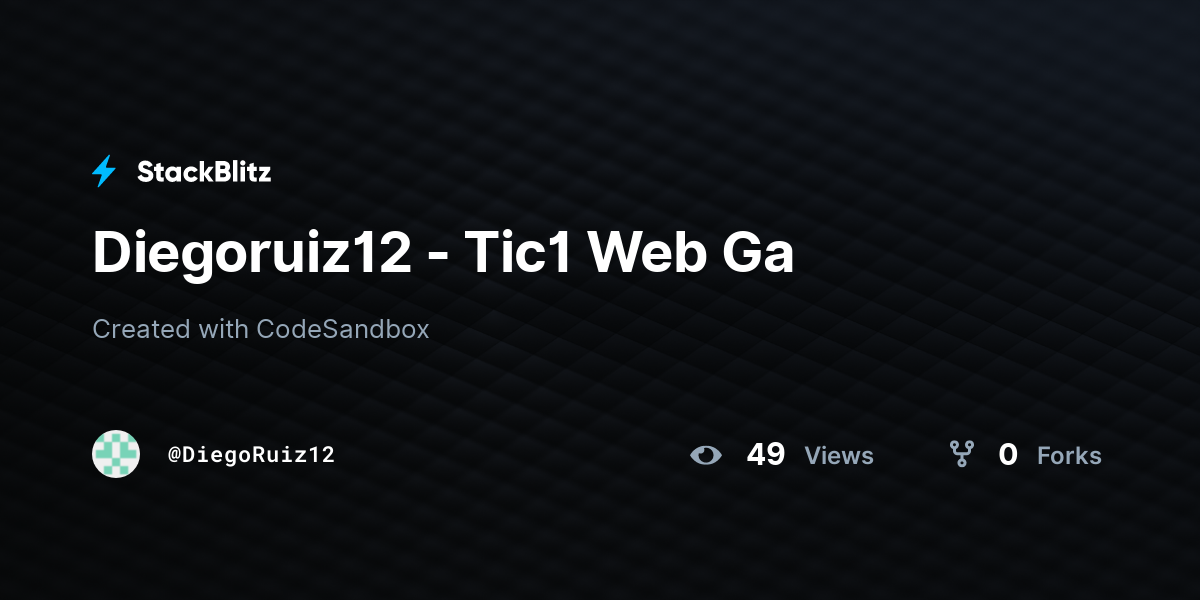 Diegoruiz12 - Tic1 Web Ga - StackBlitz