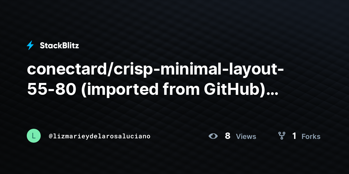 conectard/crisp-minimal-layout-55-80 (imported from GitHub) (duplicated ...