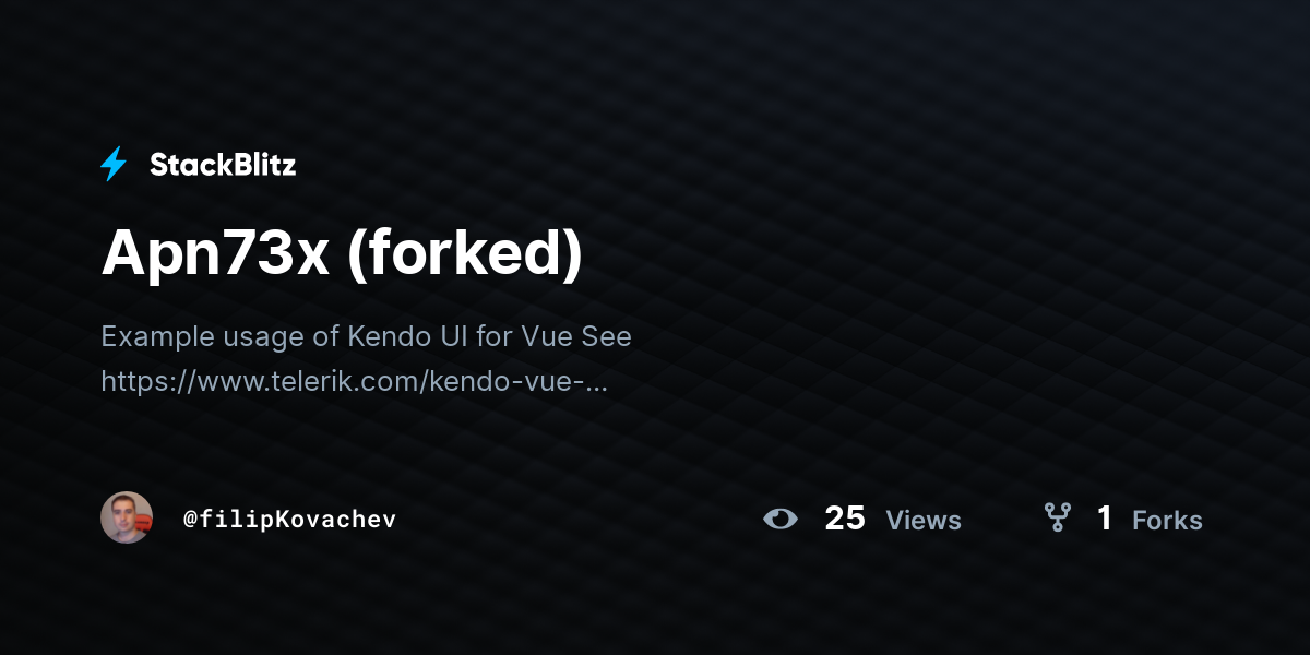 Apn73x (forked) - StackBlitz