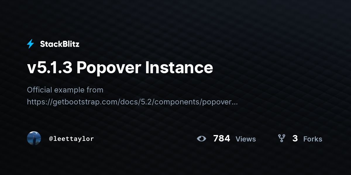 v5.1.3 Popover Instance - StackBlitz