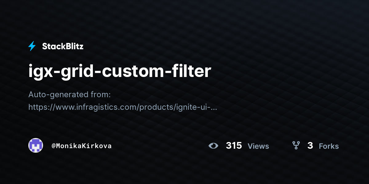 igx-grid-custom-filter - StackBlitz