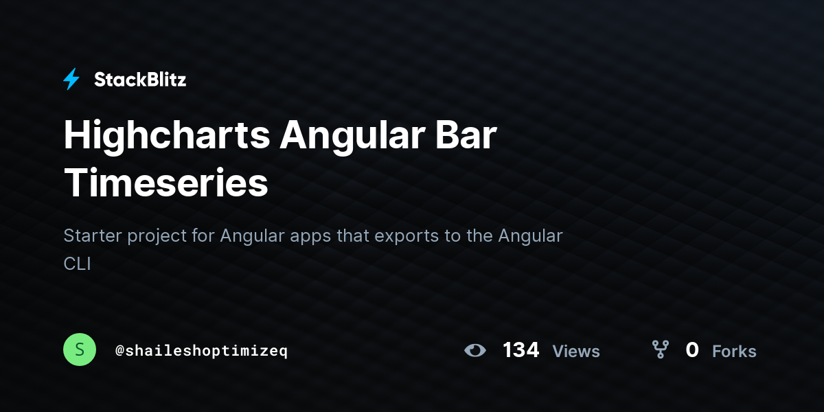 Highcharts Angular Bar Timeseries - StackBlitz Highcharts Angular Bar Timeseries - StackBlitz