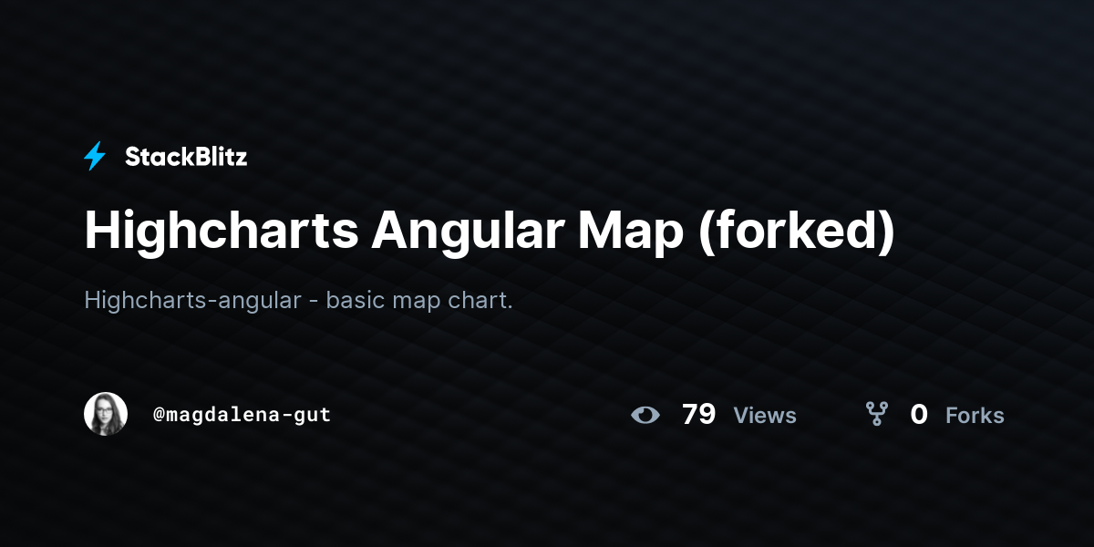 Highcharts Angular Map (forked) - StackBlitz Highcharts Angular Map (forked) - StackBlitz