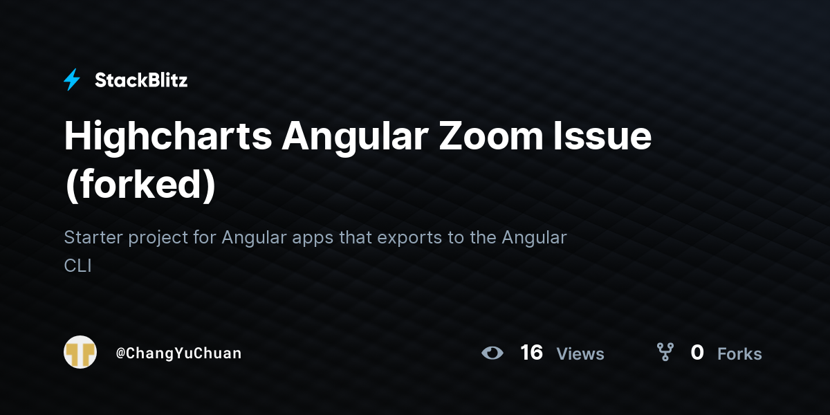 Highcharts Angular Zoom Issue (forked) - StackBlitz Highcharts Angular Zoom Issue (forked) - StackBlitz
