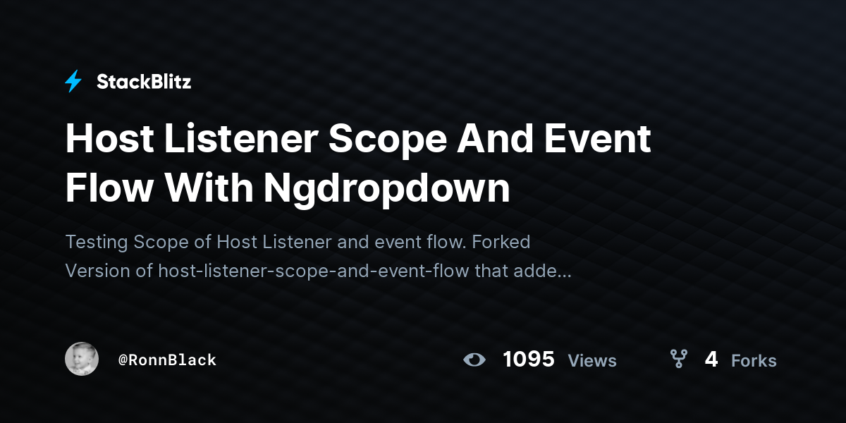 Host Listener Scope And Event Flow With Ngdropdown - StackBlitz