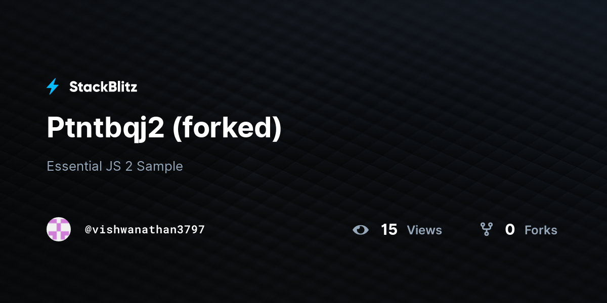 Ptntbqj2 (forked) - StackBlitz