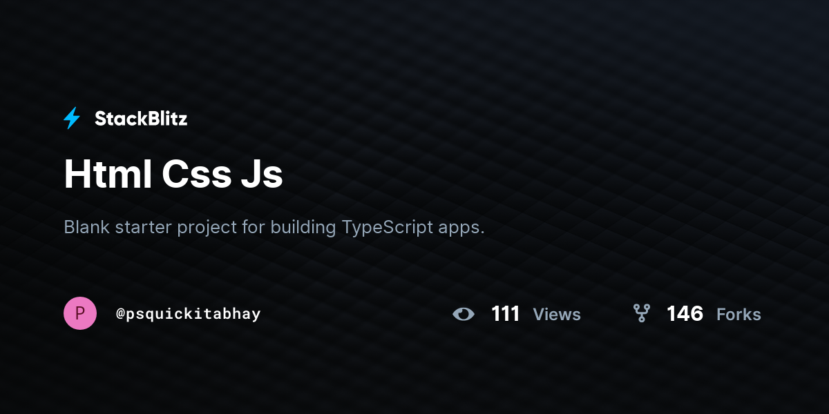 Html Css Js - StackBlitz