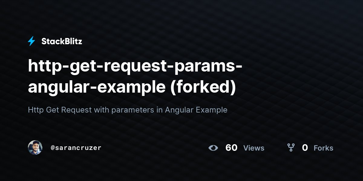 http-get-request-params-angular-example (forked) - StackBlitz http-get-request-params-angular-example (forked) - StackBlitz