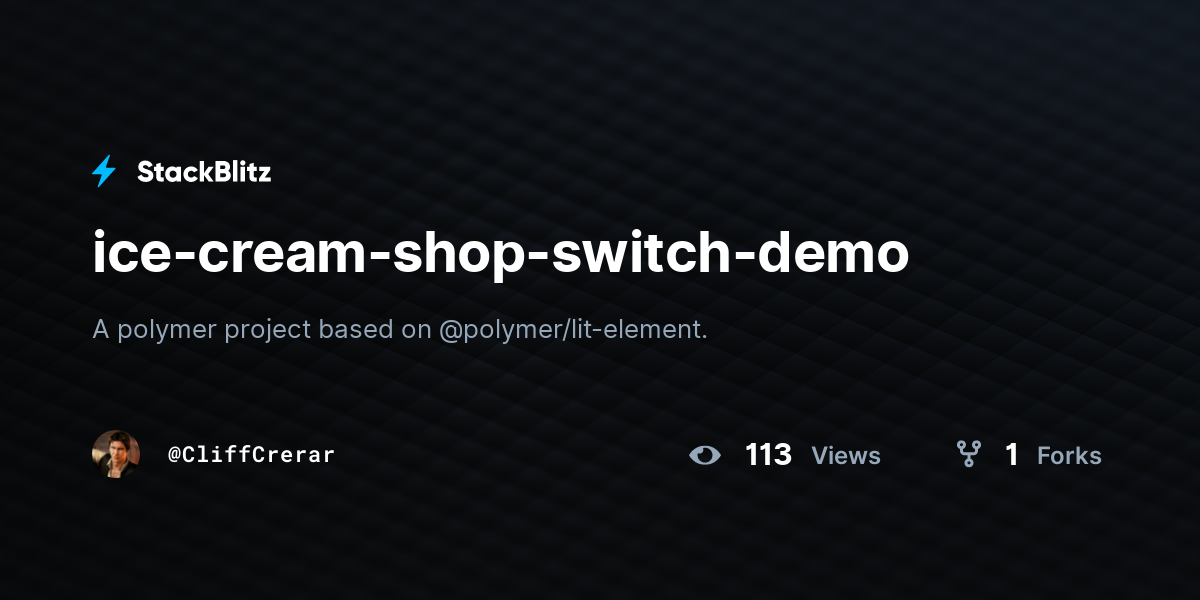 ice-cream-shop-switch-demo - StackBlitz ice-cream-shop-switch-demo - StackBlitz