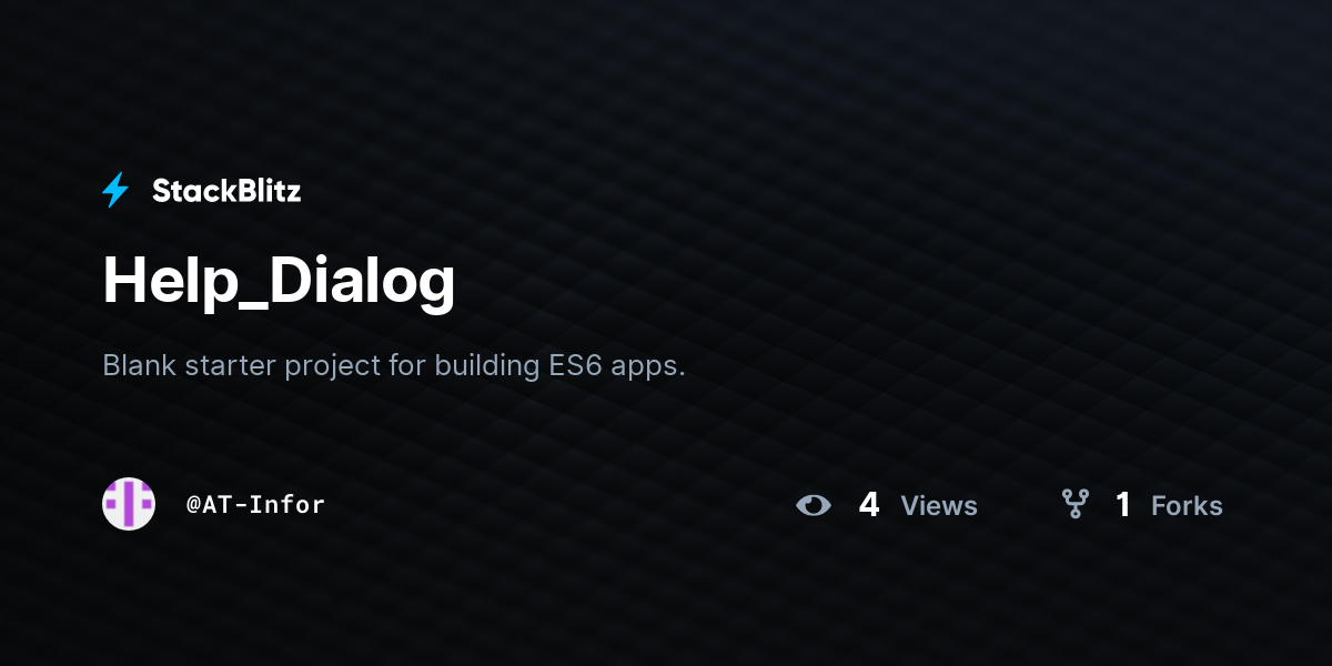 Help_Dialog - StackBlitz