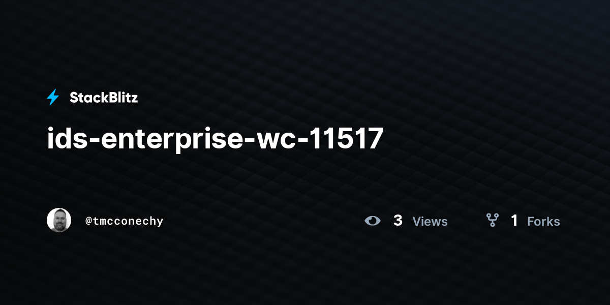 ids-enterprise-wc-11517 - StackBlitz