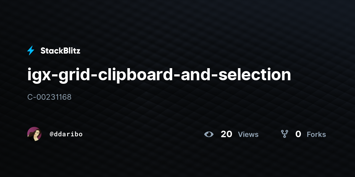 igx-grid-clipboard-and-selection - StackBlitz igx-grid-clipboard-and-selection - StackBlitz