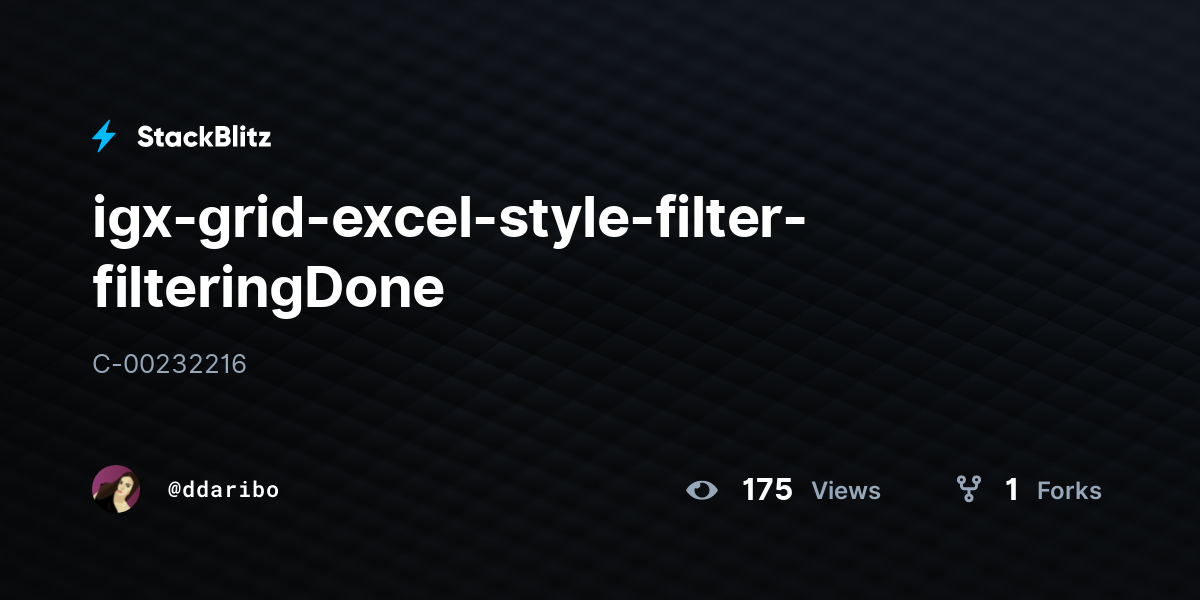 igx-grid-excel-style-filter-filteringDone - StackBlitz igx-grid-excel-style-filter-filteringDone - StackBlitz