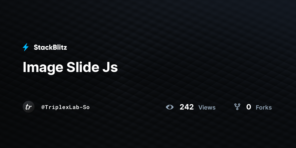 Image Slide Js - StackBlitz