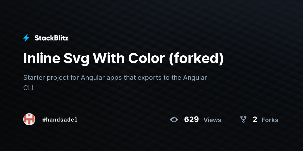 Inline Svg With Color (forked) - StackBlitz