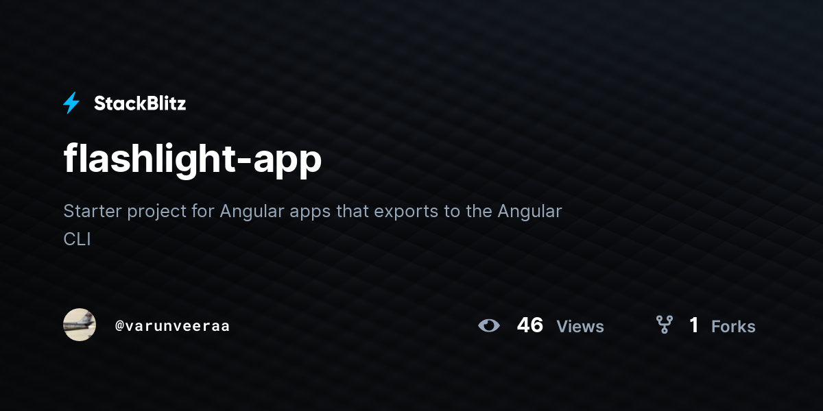 flashlight-app - StackBlitz