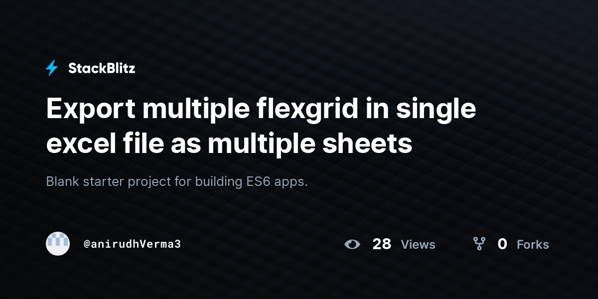 Export multiple flexgrid in single excel file as multiple sheets ...