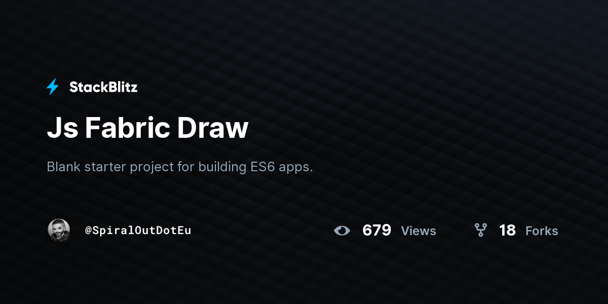 Js Fabric Draw - StackBlitz