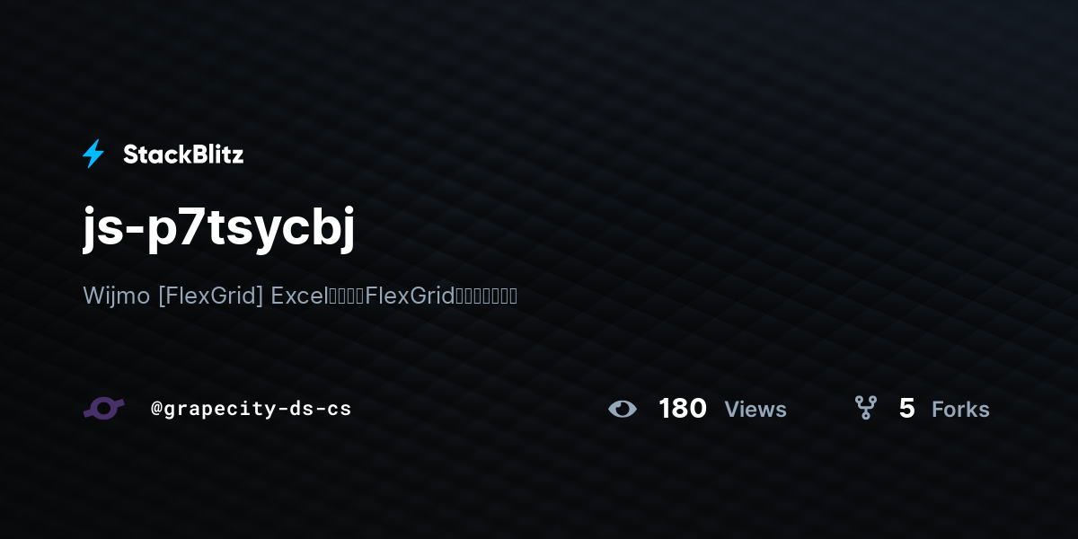 js-p7tsycbj - StackBlitz