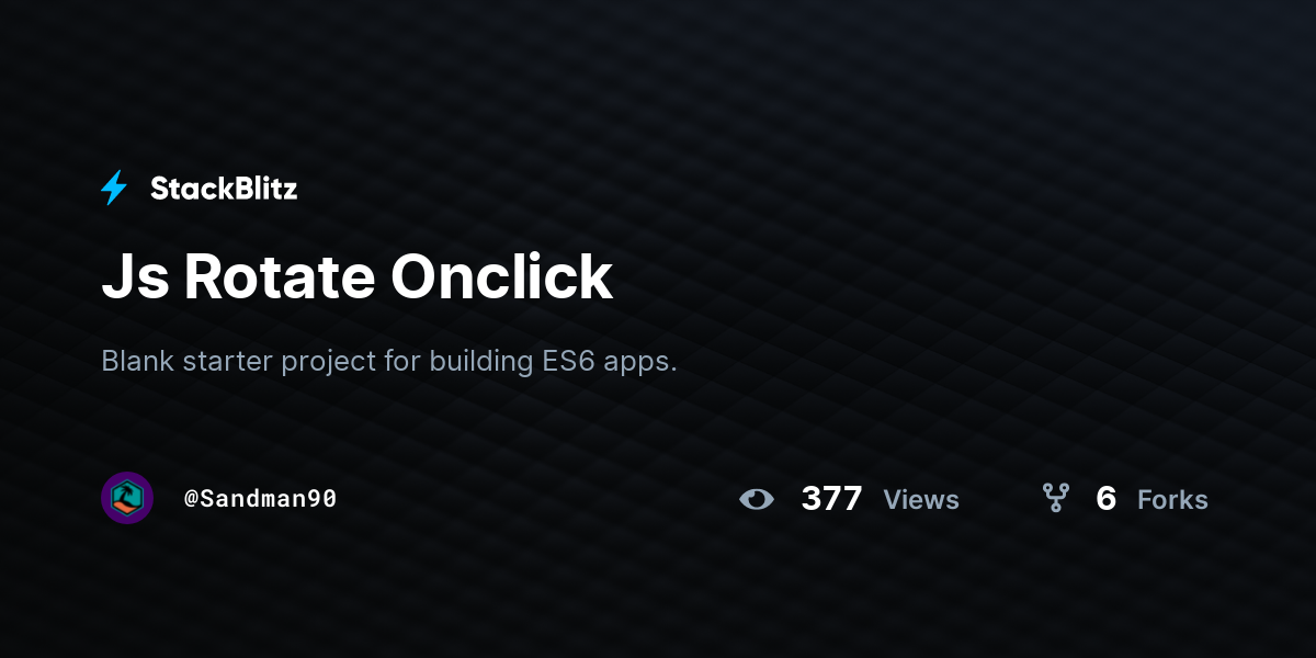 Js Rotate Onclick - StackBlitz