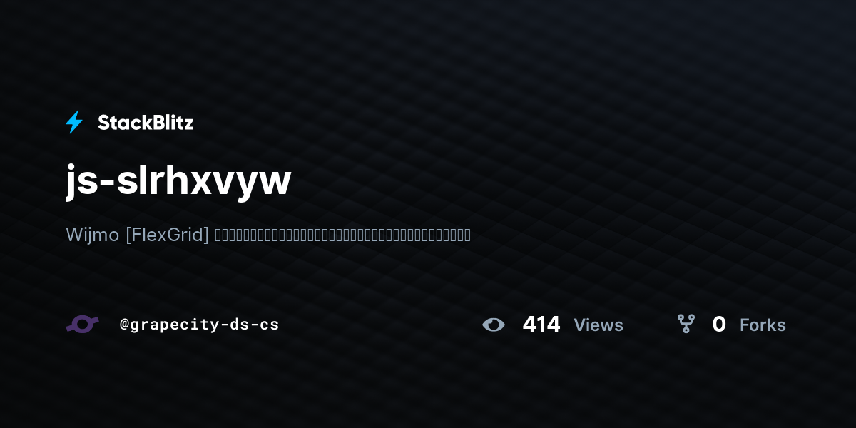 js-slrhxvyw - StackBlitz