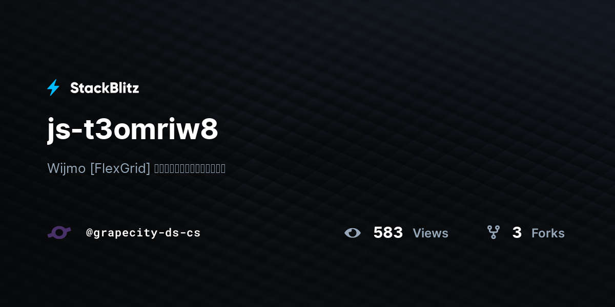 js-t3omriw8 - StackBlitz