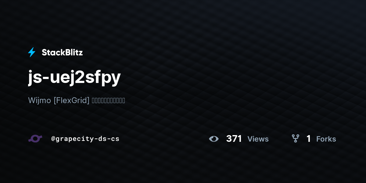 js-uej2sfpy - StackBlitz