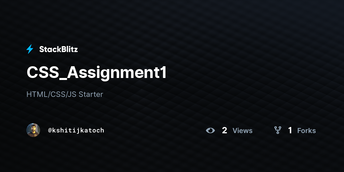 CSS_Assignment1 - StackBlitz