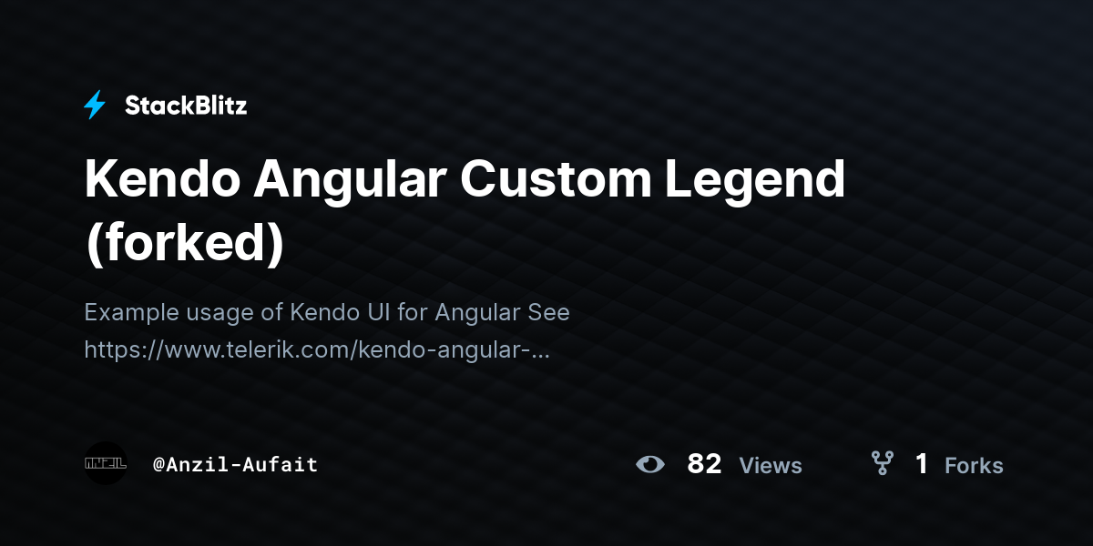 Kendo Angular Custom Legend (forked) - StackBlitz