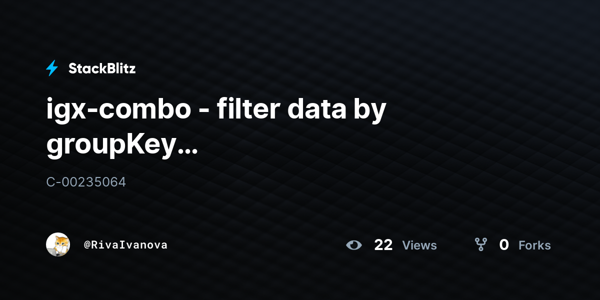 igx-combo - filter data by groupKey (filteringOptions/filterFunction) - StackBlitz
