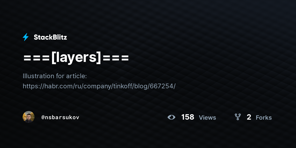 layers]=== - StackBlitz