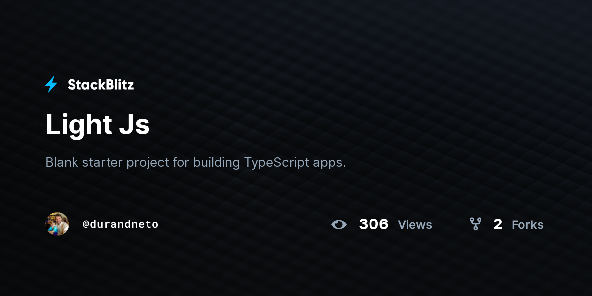Light Js - StackBlitz