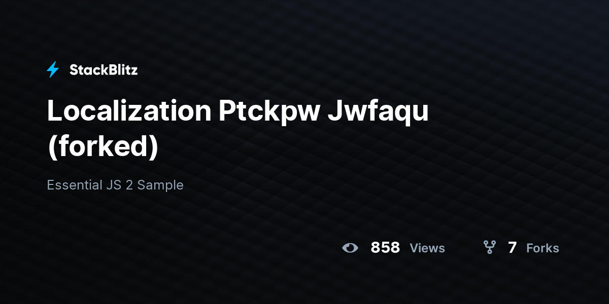 Localization Ptckpw Jwfaqu (forked) - StackBlitz