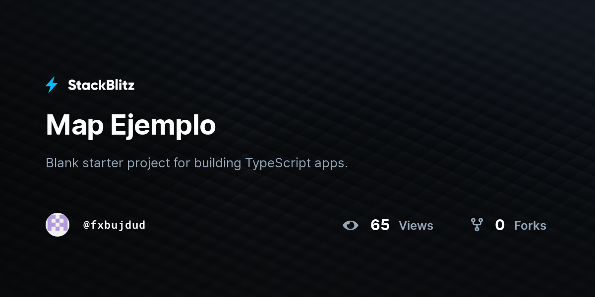 Map Ejemplo - StackBlitz