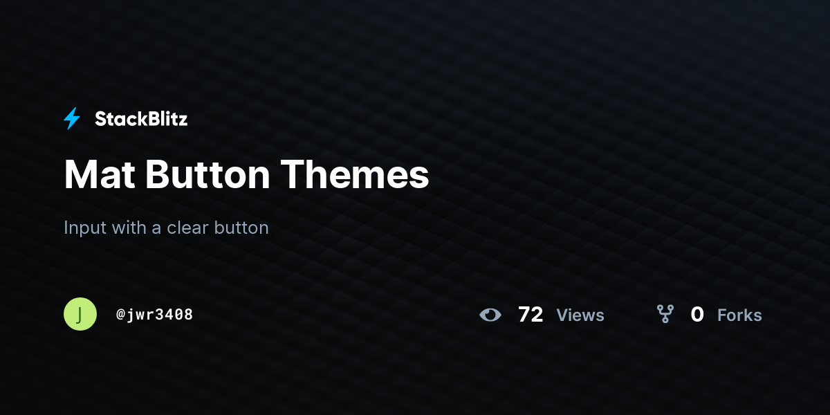 Mat Button Themes - StackBlitz