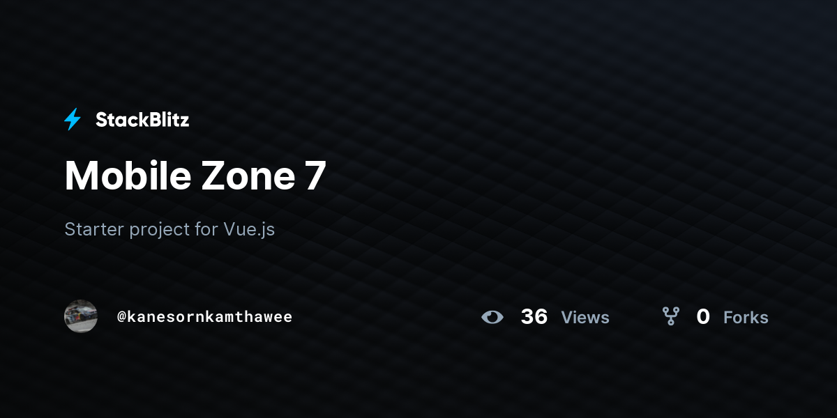 Mobile Zone 7 - StackBlitz