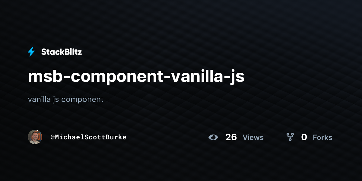 msb-component-vanilla-js - StackBlitz msb-component-vanilla-js - StackBlitz
