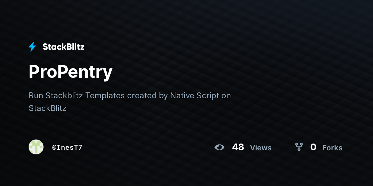 ProPentry - StackBlitz