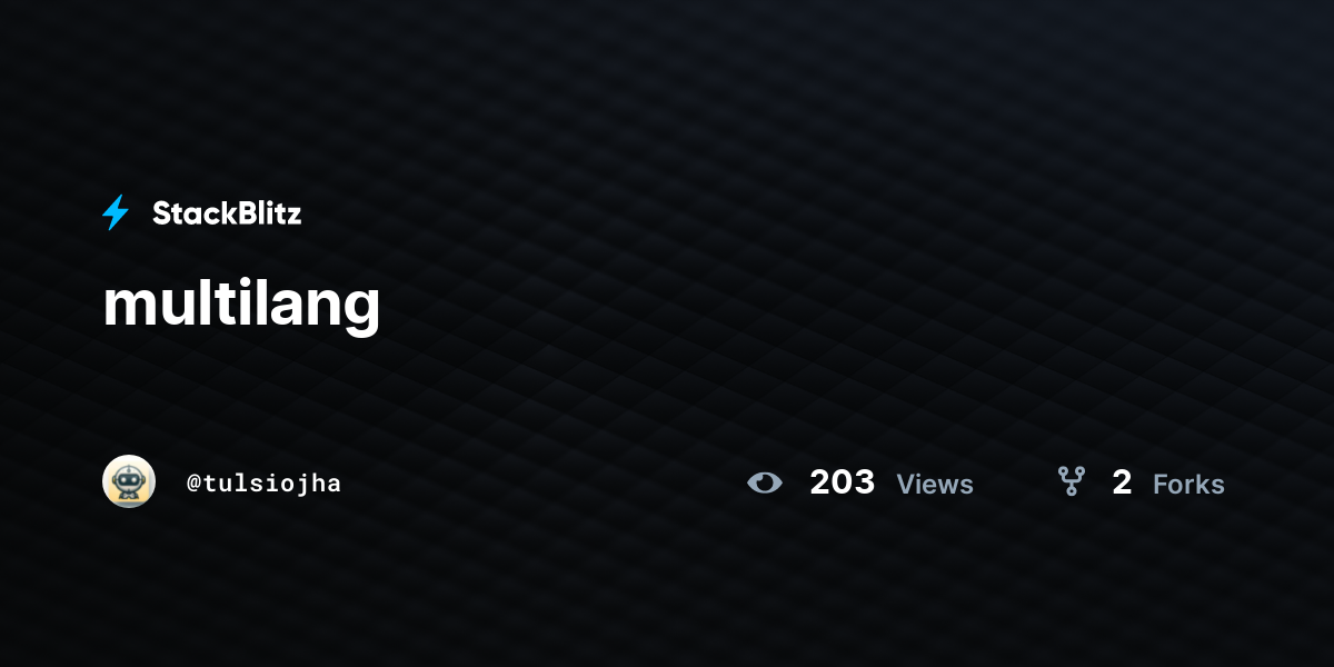 multilang - StackBlitz