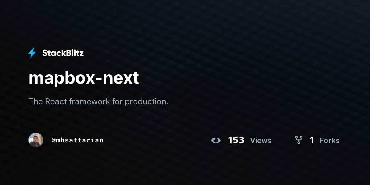 mapbox-next - StackBlitz mapbox-next - StackBlitz