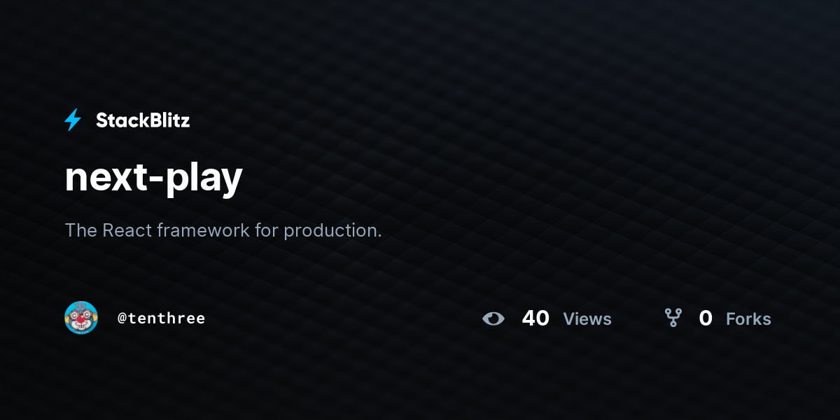 next-play - StackBlitz