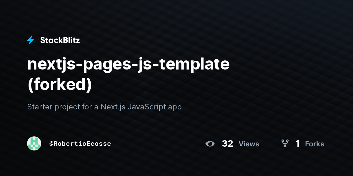 nextjs-pages-js-template (forked) - StackBlitz
